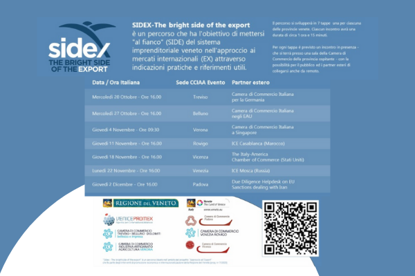 SIDEX -The bright side of the export - CCIAA Padova